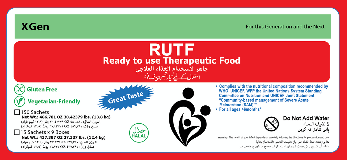 Ready to use Therapeutic Food (RUTF) - 150 Pack – XGen Nutrition